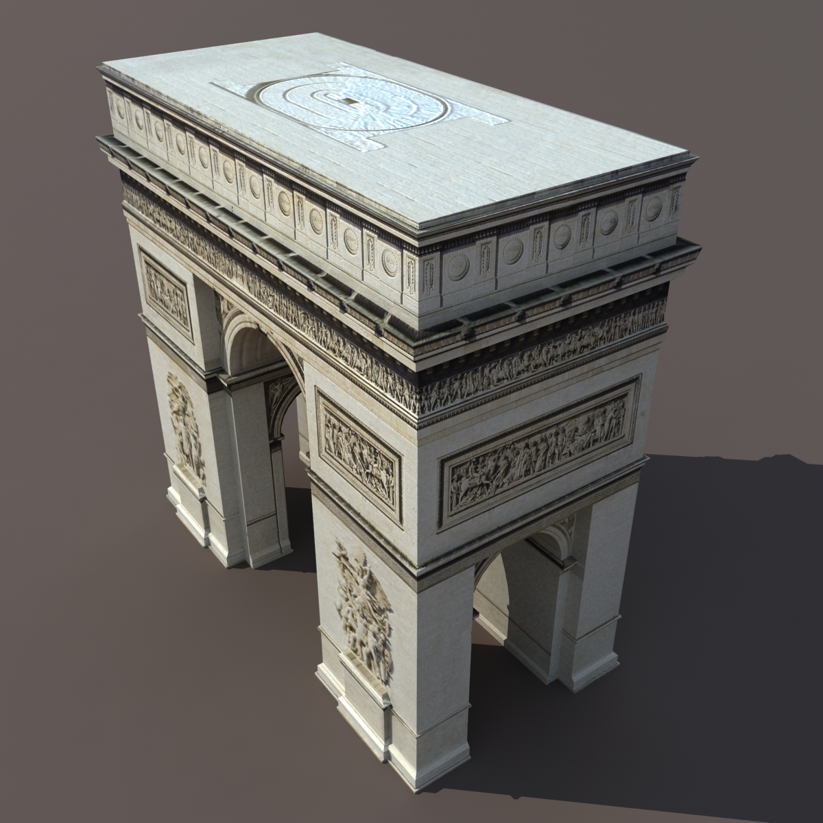 arc triomphe 3d model