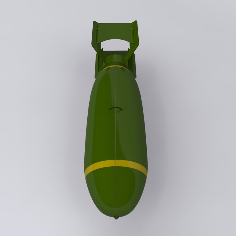 3d world war ii bomb