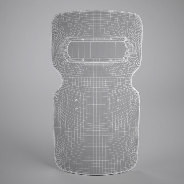 police shield 3d max