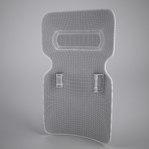 police shield 3d max
