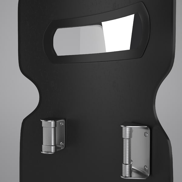 police shield 3d max