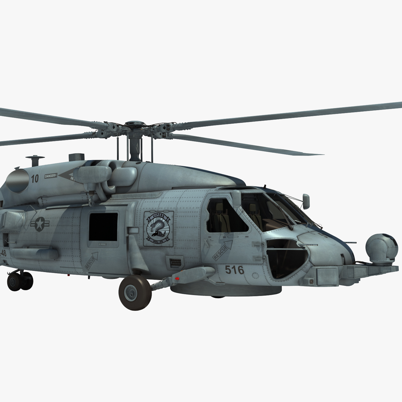 sh-60b sikorsky 3d max
