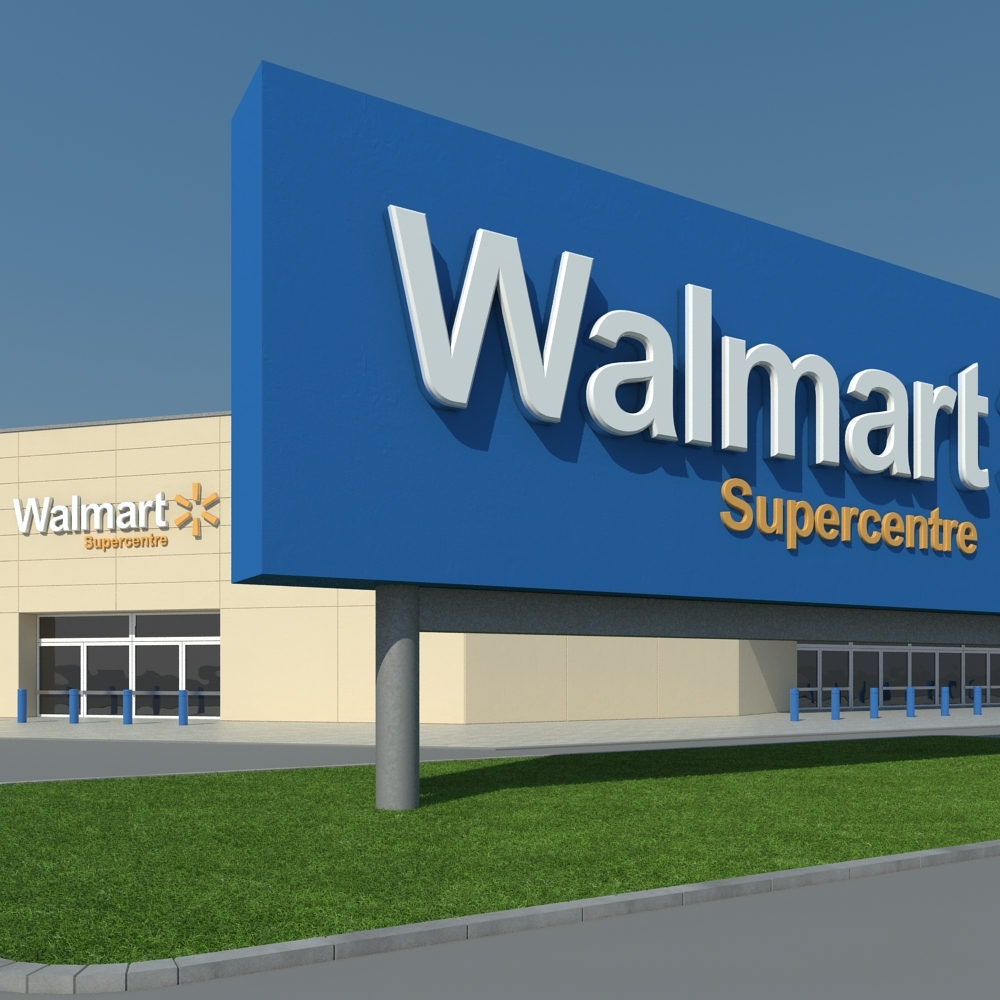 3d model walmart centere