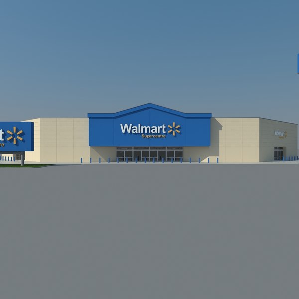 3d model walmart centere