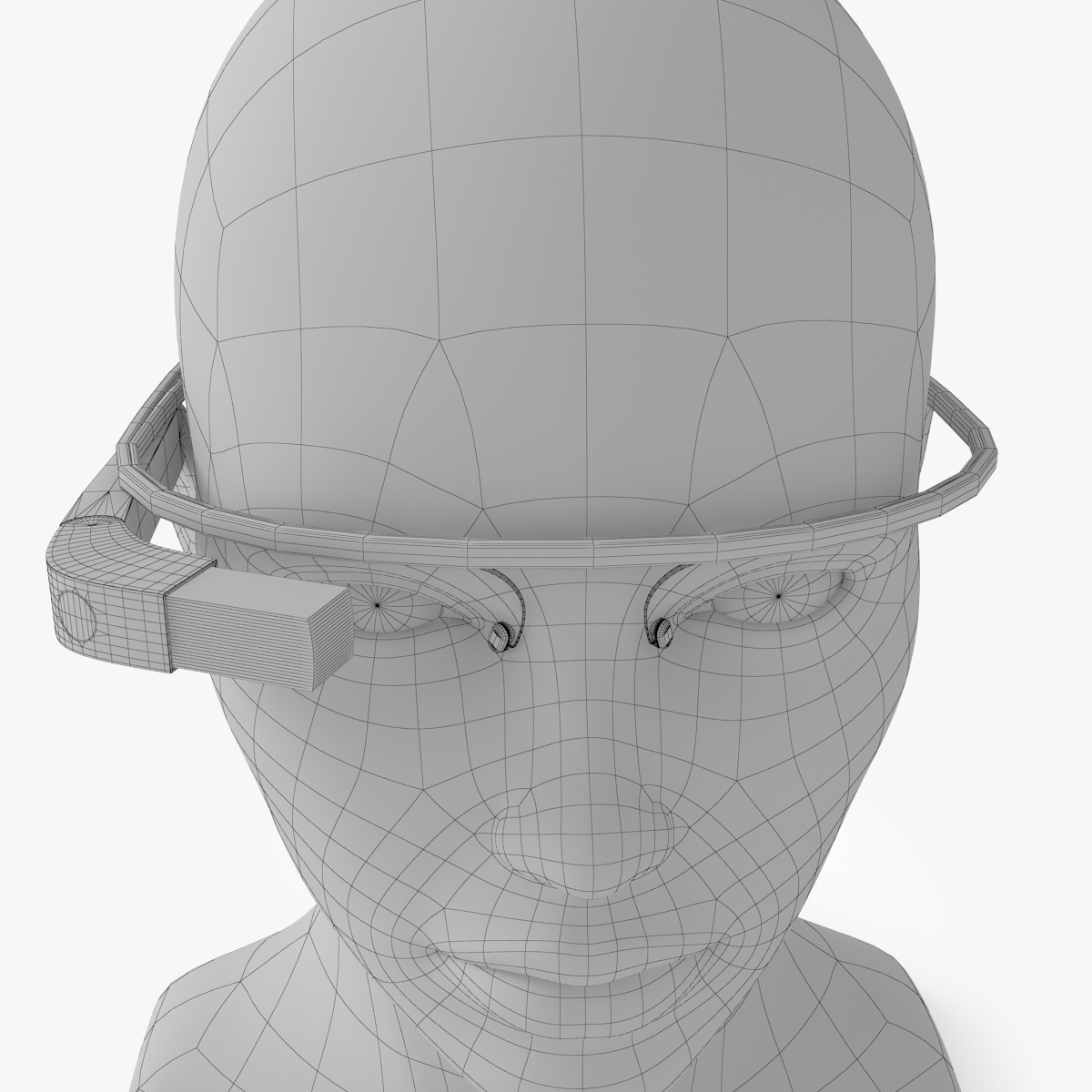 google glasses 3d c4d