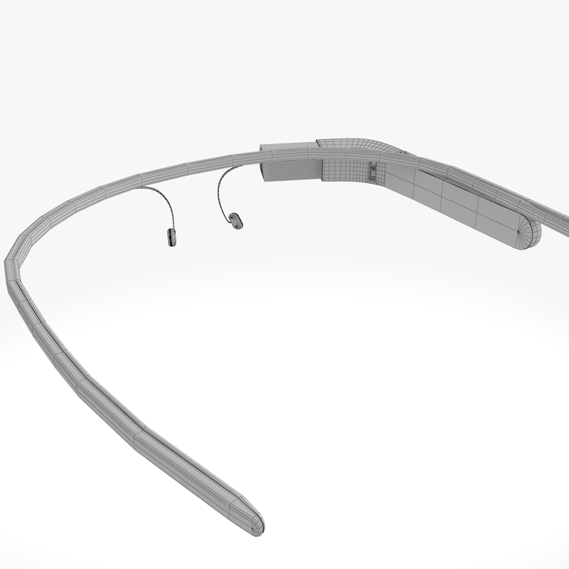 google glasses 3d c4d