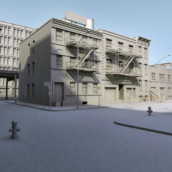 3d model street bronx