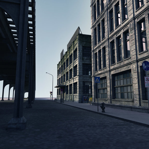 3d model street bronx