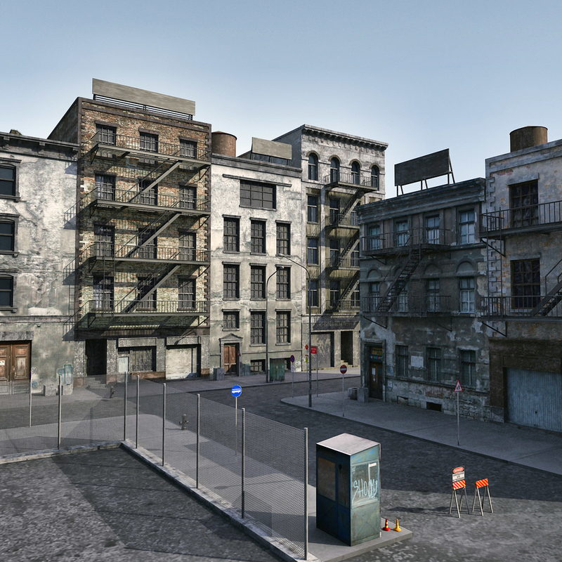 3d model street bronx