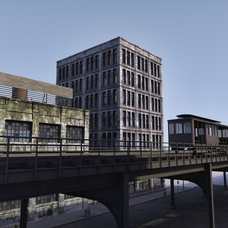3d model street bronx