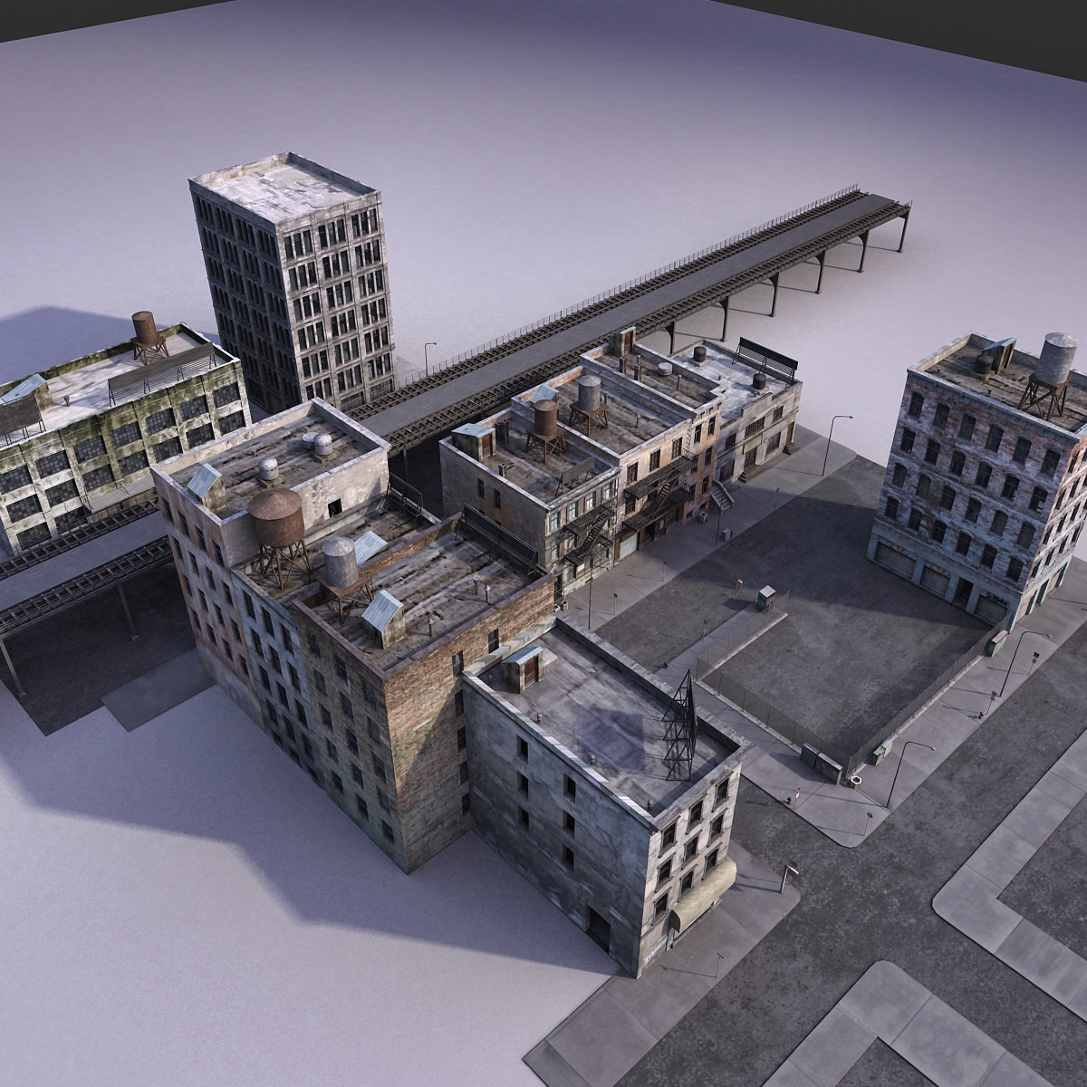 3d model street bronx