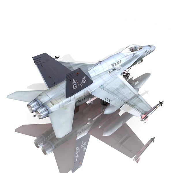 f18 hornet 3d model