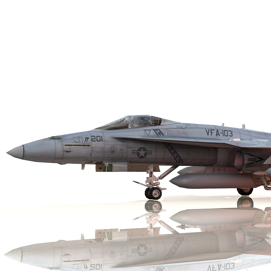 f18 hornet 3d model