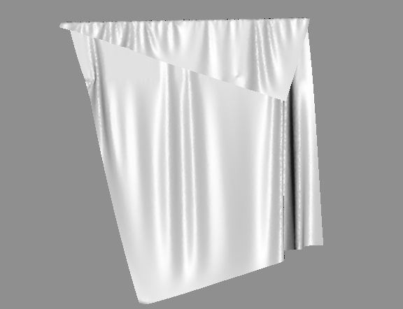hanging cloth model