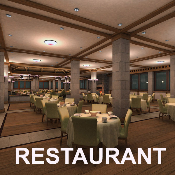 Restaurant Interior 3D Models for Download | TurboSquid
