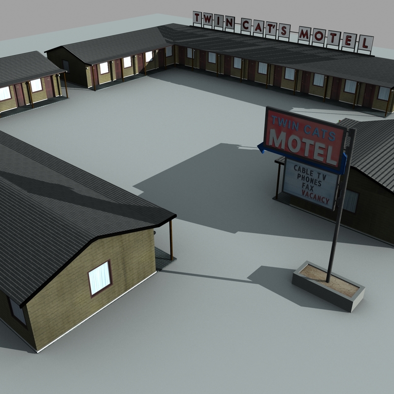 3d model motel