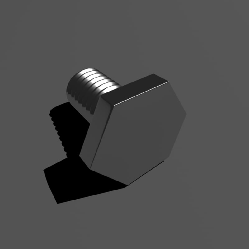 bolt 3d model