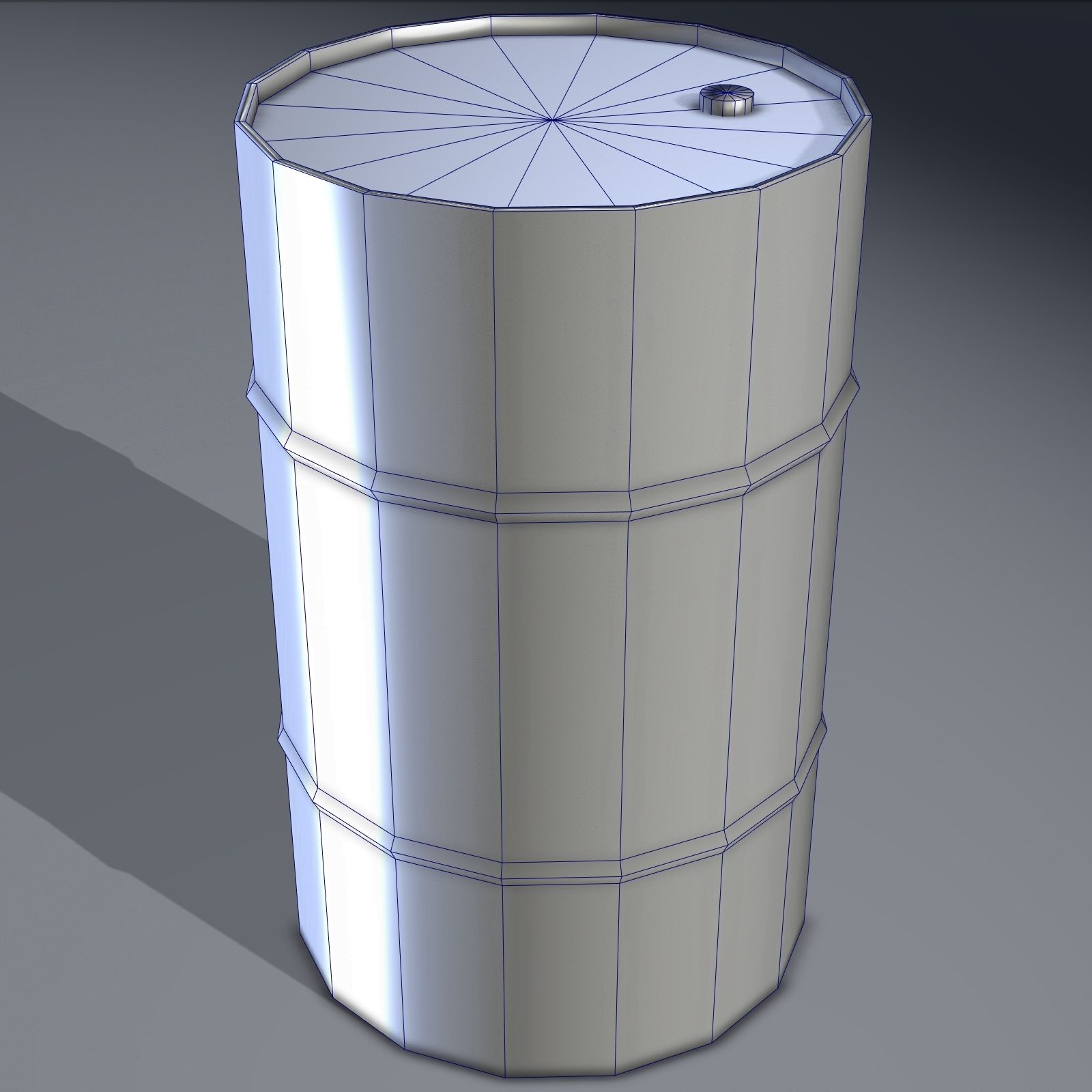 3d industrial barrel flammable explosive