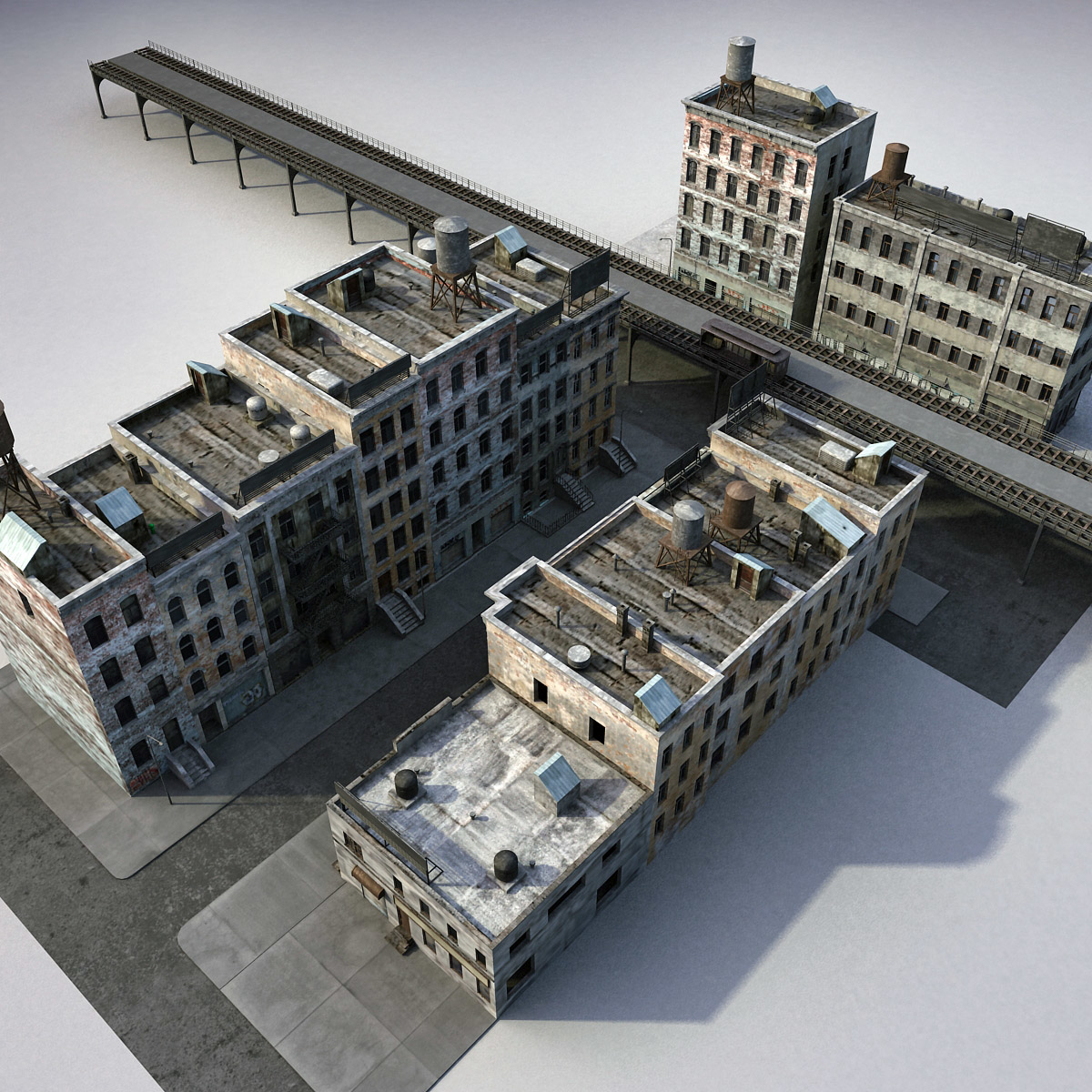 3d model street bronx