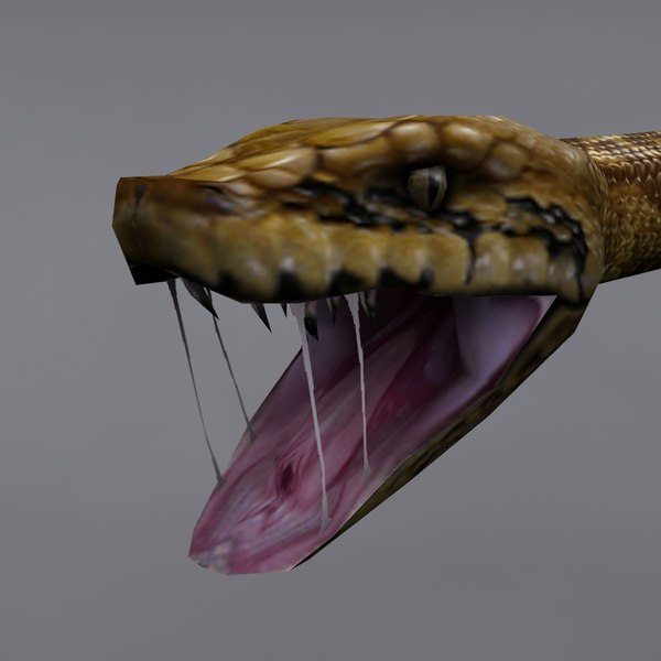 3d model snakes pack animations