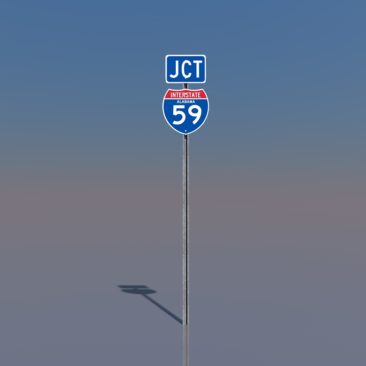 interstate 59 signs alabama 3d c4d