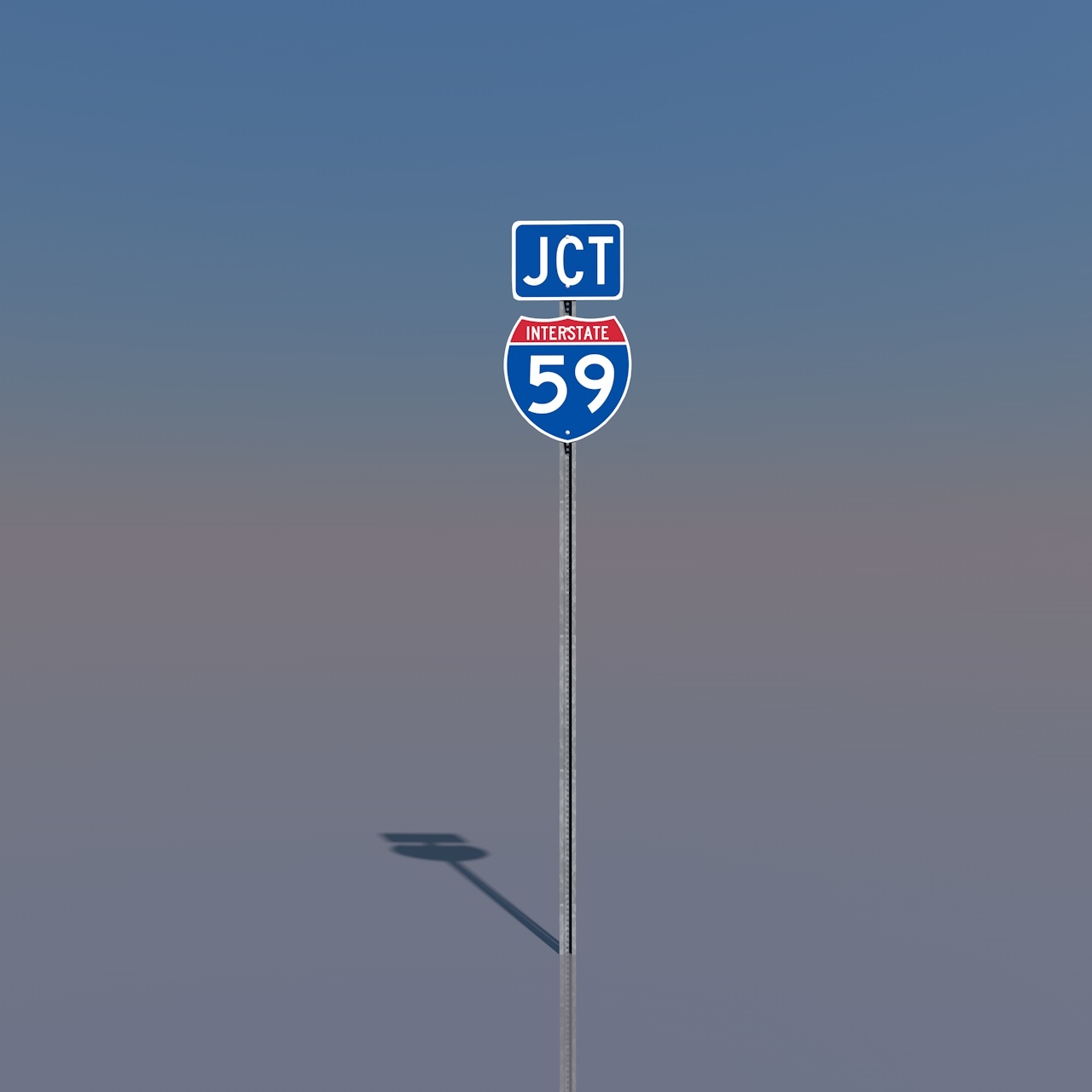 interstate 59 signs alabama 3d c4d