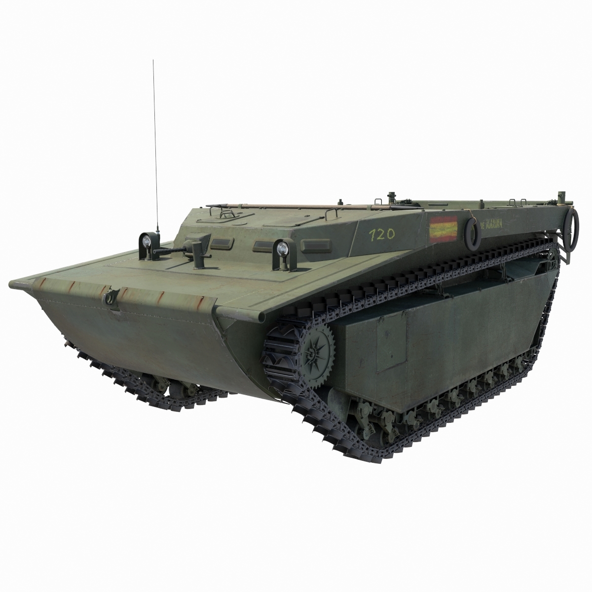 lvt-4 water buffalo 3d model