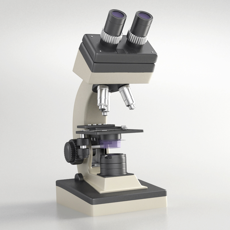 microscope 3d model