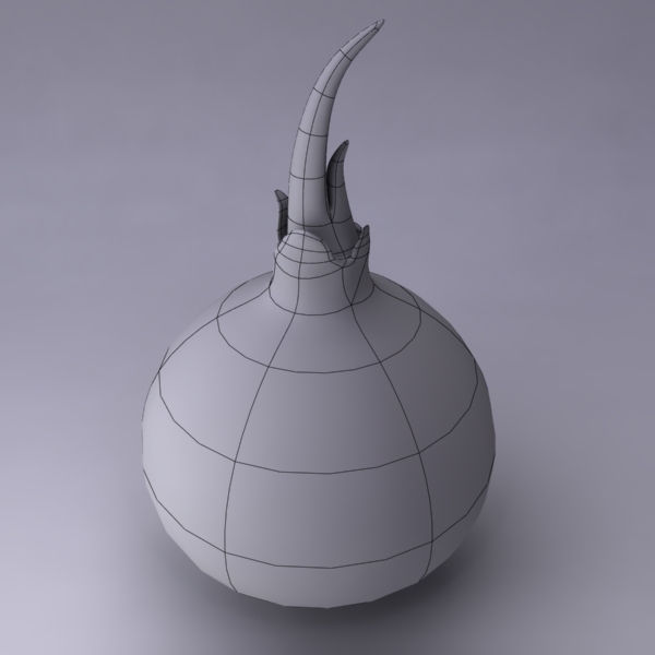 3d model onion