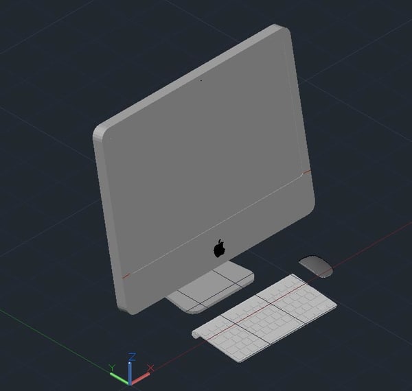 imac 21 3d dwg
