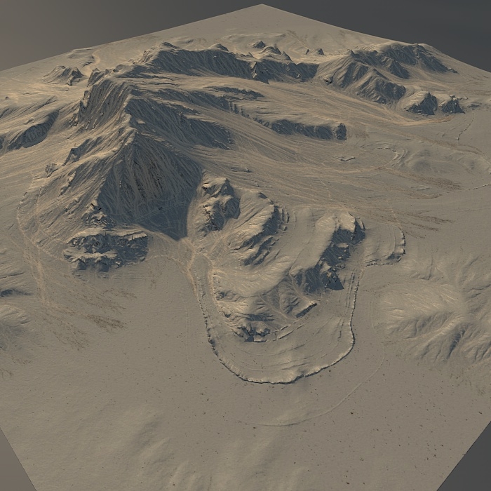 3d mountain maps terrain