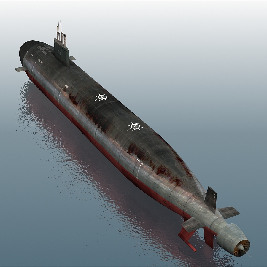 3d s connecticut ssn-22 submarine