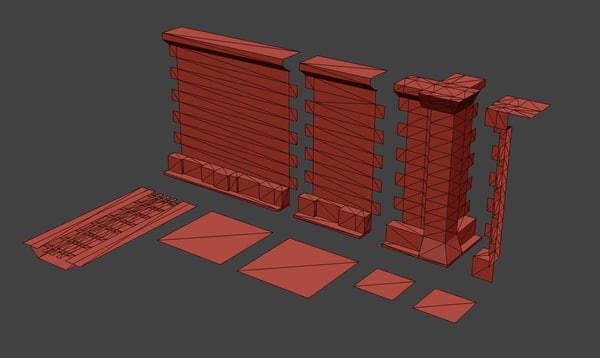 set modular dungeons walls max