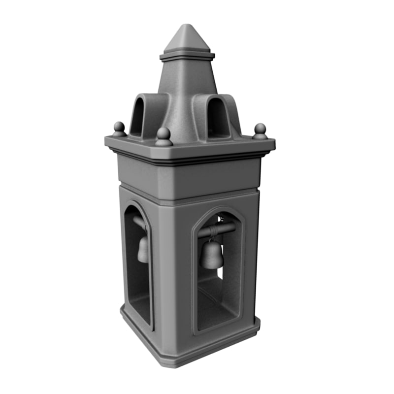 bell tower 3d model