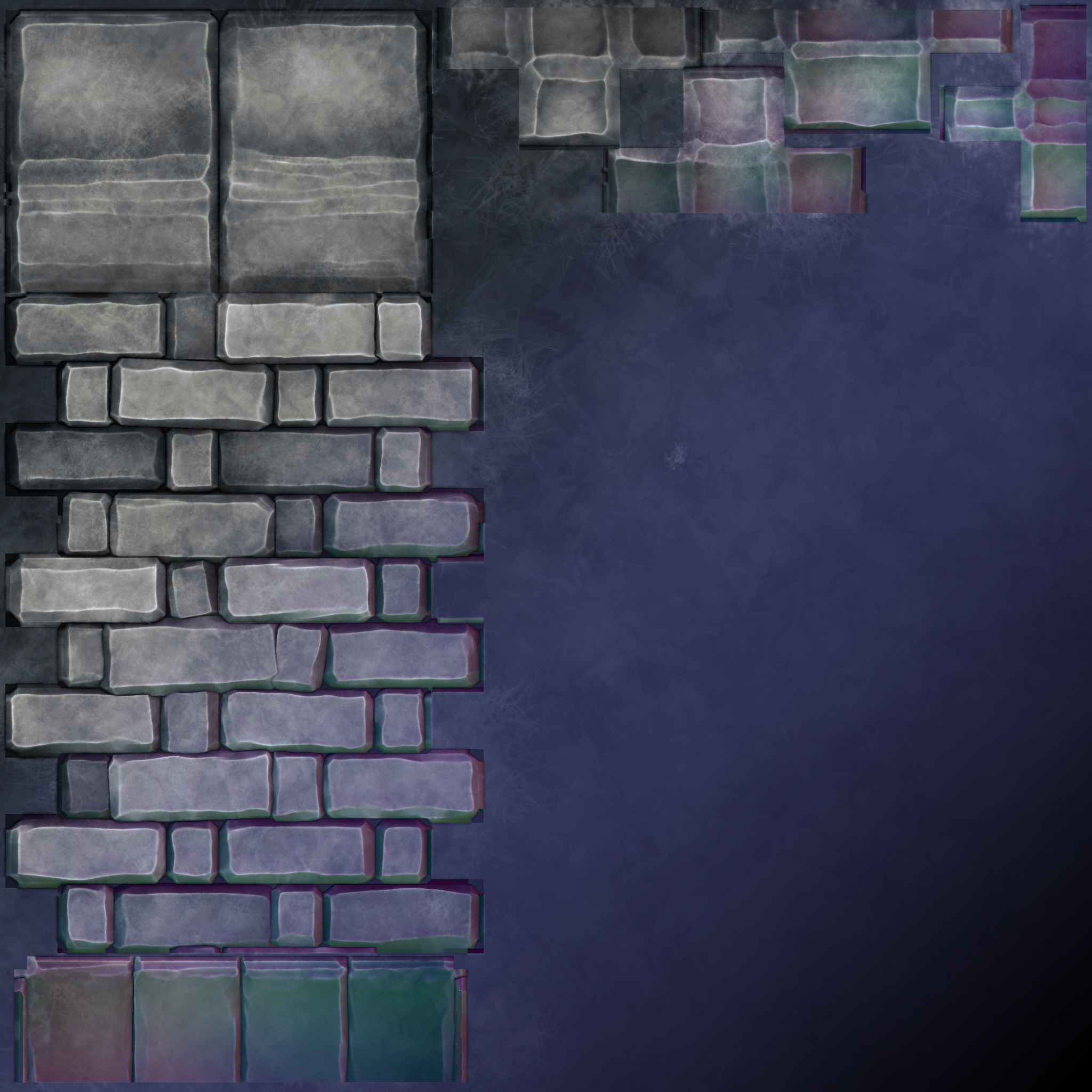 set modular dungeons walls max