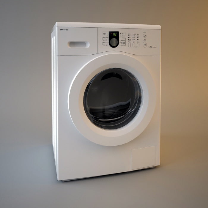 washing machine 3d model