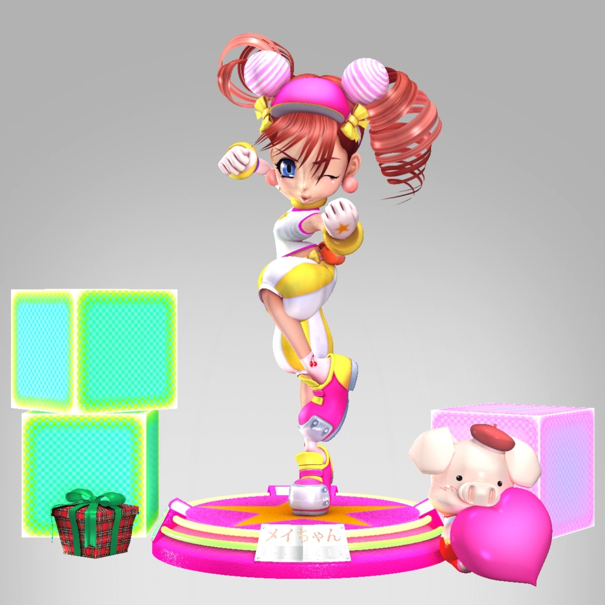 xsi cartoon character mei-chan