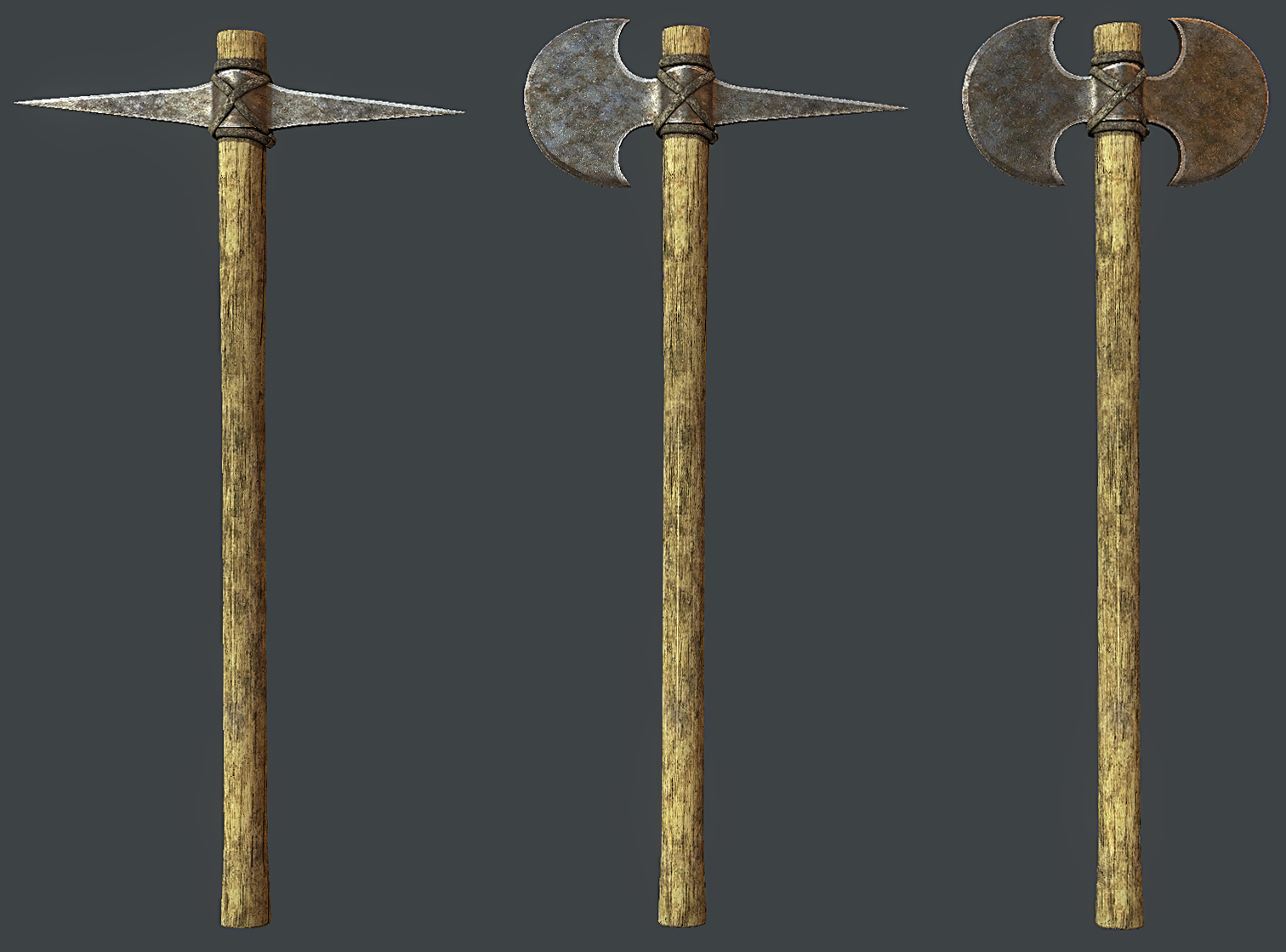 greek hoplite axe pick 3d 3ds