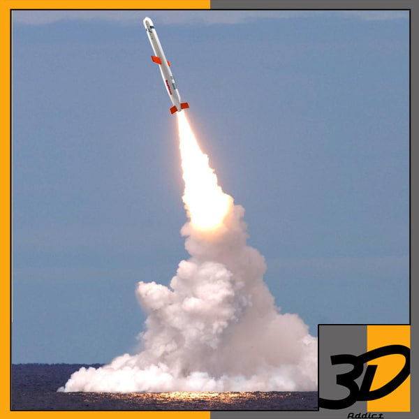 3D модель Ракета Томагавк (1) - TurboSquid 742328