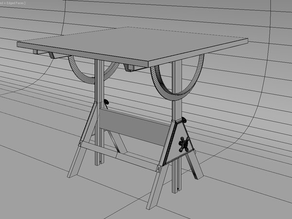3d model drafting table