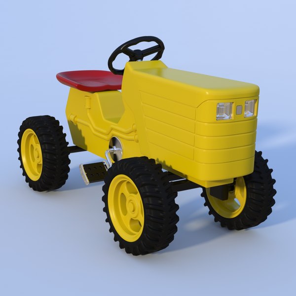 3D модель Игрушечный Трактор - TurboSquid 724005