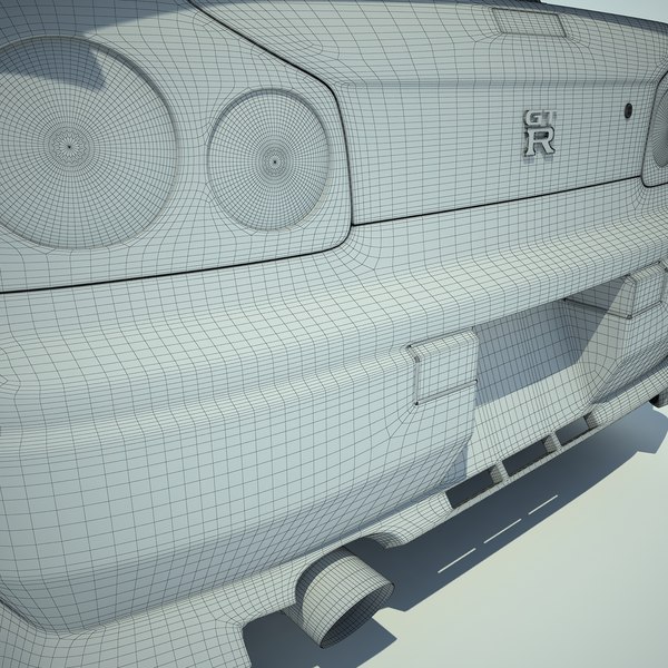 nissan skyline 3d model