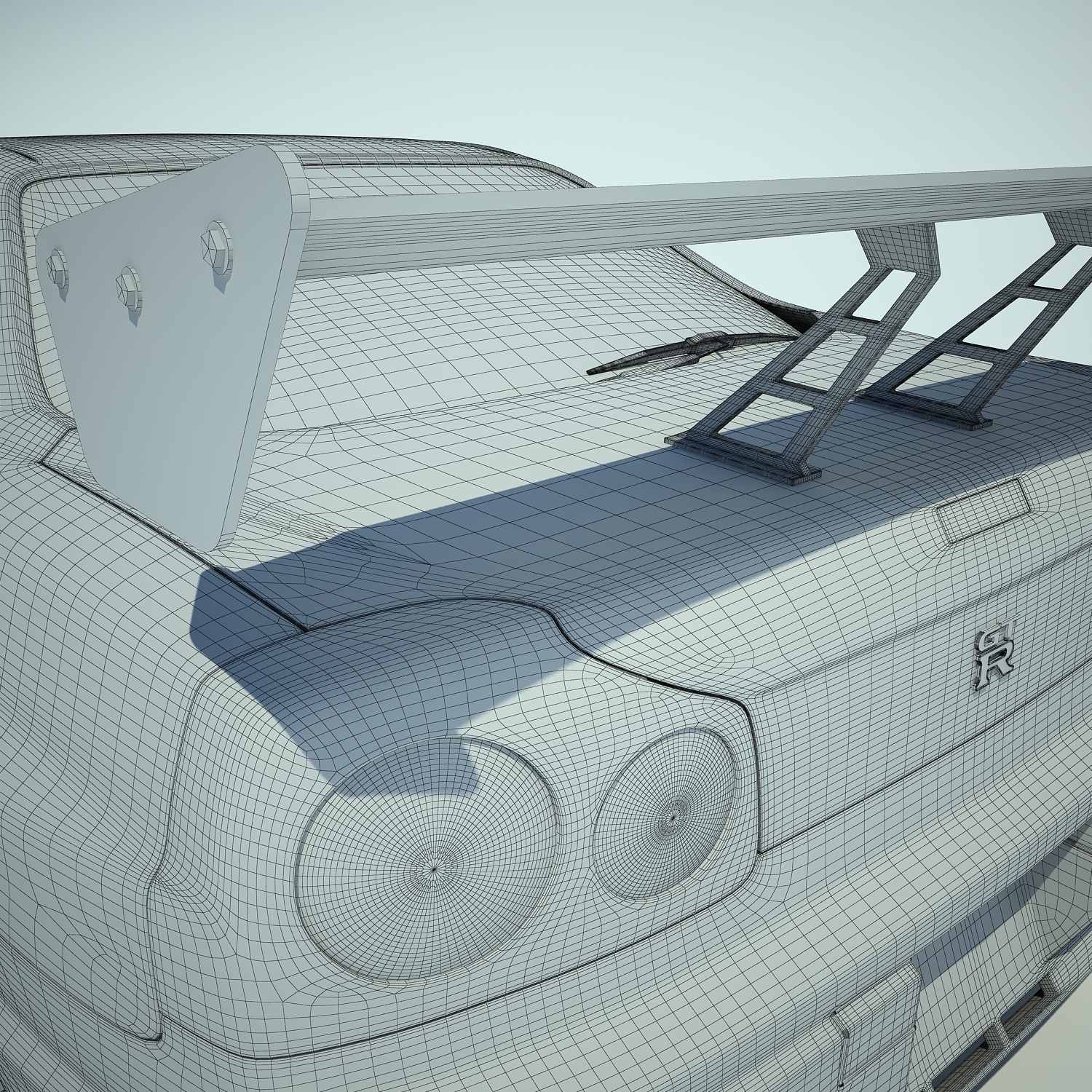 nissan skyline 3d model