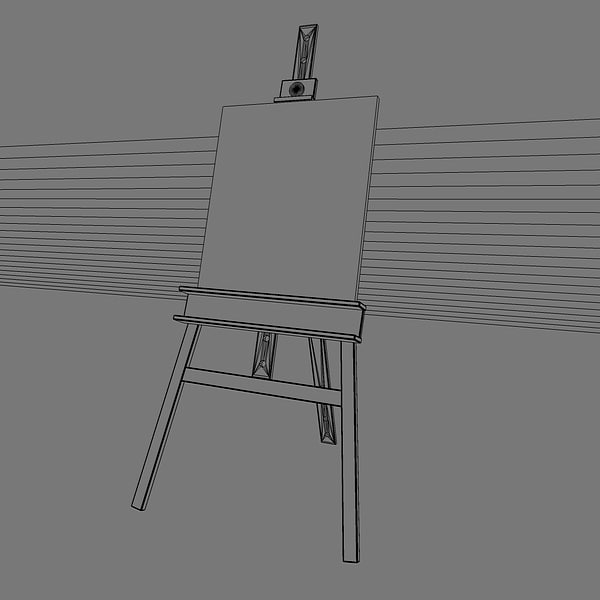3d painting stand