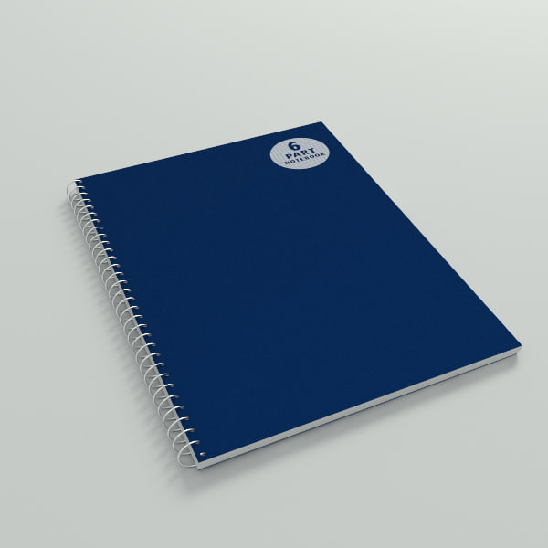 spiral notepad 3d model