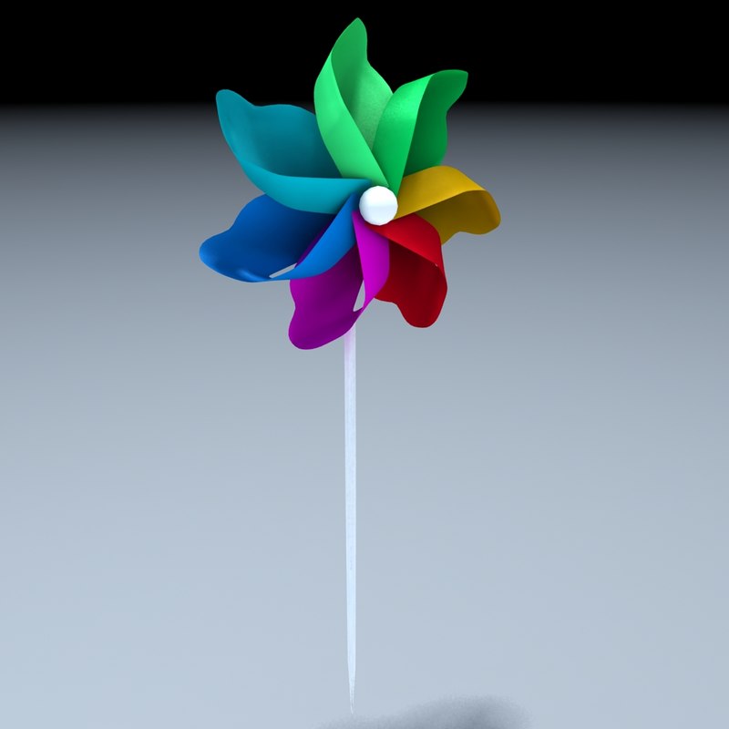 3ds max childs toy windmill