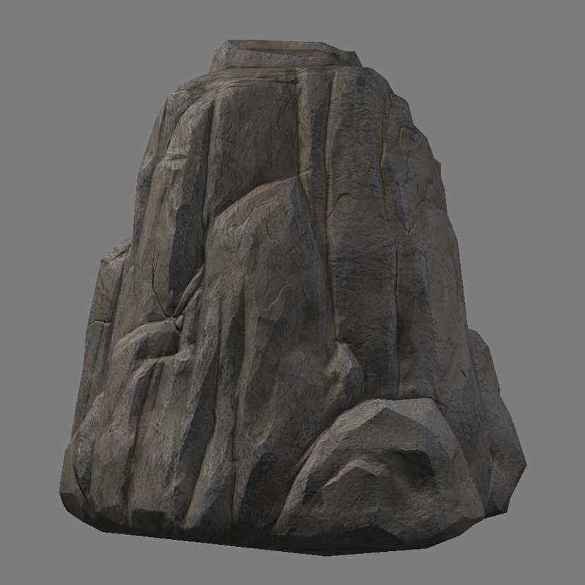 3d rock model