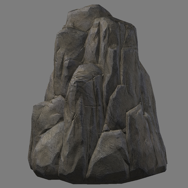 3d rock model
