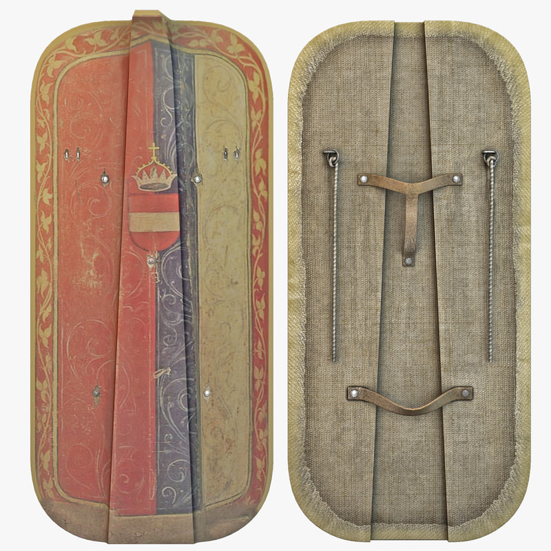 3d lwo pavise shield