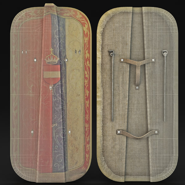 3d lwo pavise shield